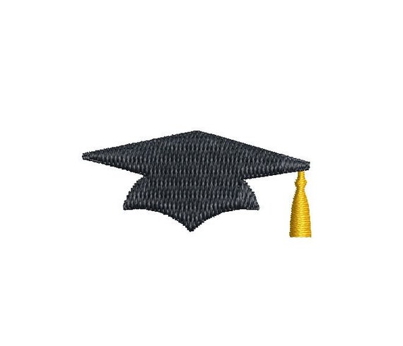 Graduation Cap Embroidery Design Mini Small Senior Graduate | Etsy