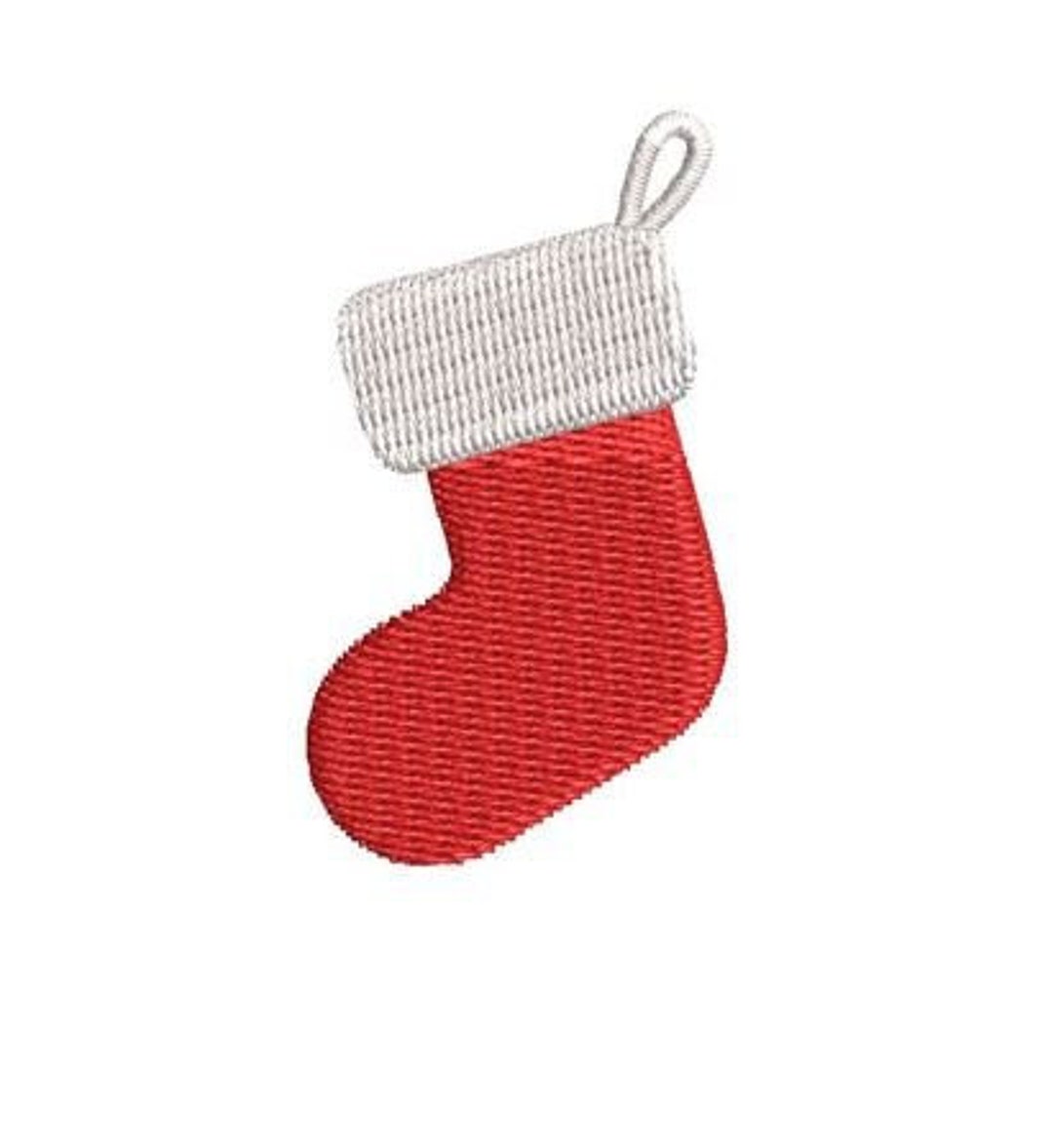 Christmas Stocking Embroidery Design Small Xmas Machine Embroidery ...