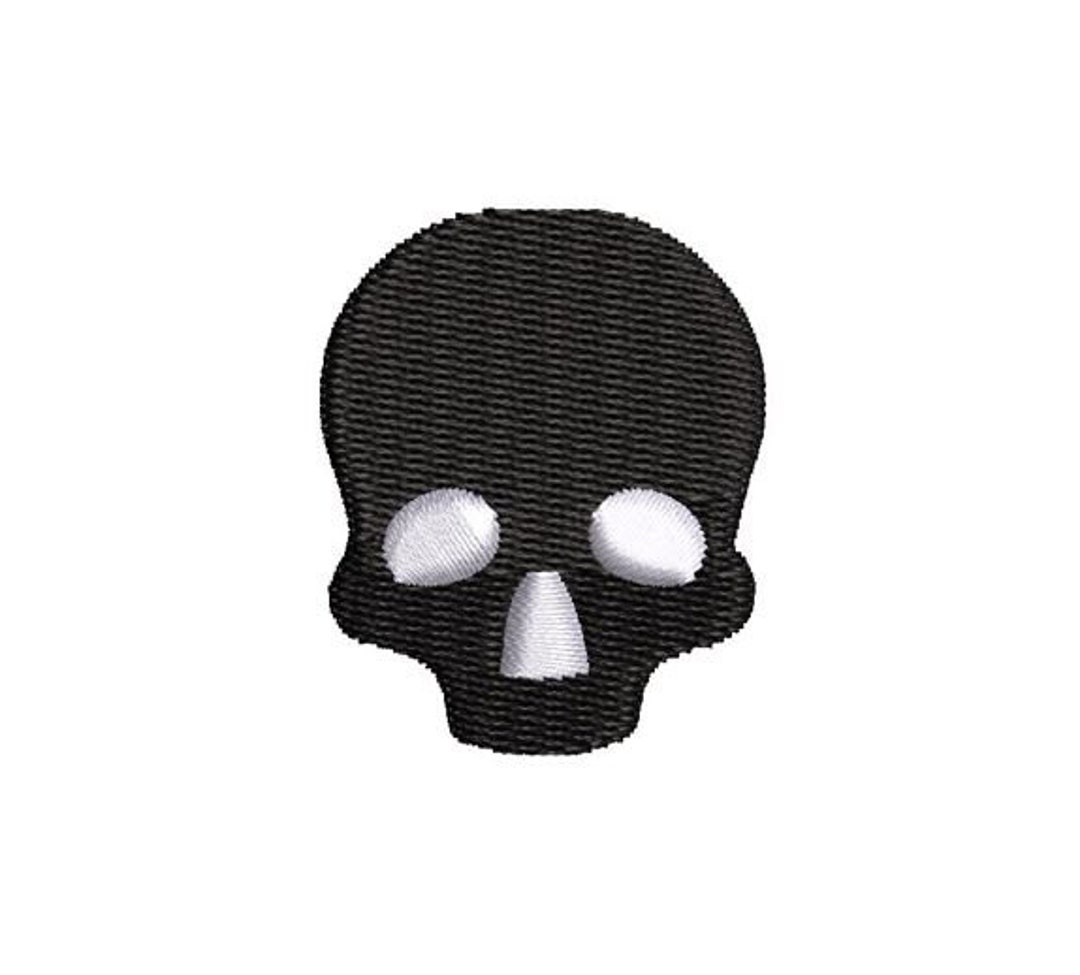 Skull Embroidery Design Mini Small Skull Machine Embroidery Pattern ...