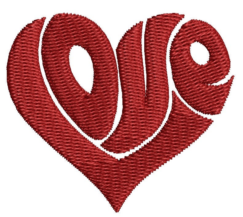 Valentine Love Heart Embroidery Design Mini Small Heart - Etsy