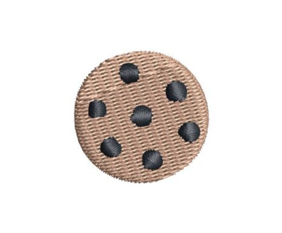 Mini Cookie Embroidery Design Small Chocolate Chip Cookie Machine Shirt ...
