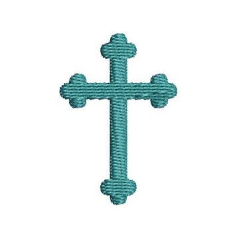 Religious Cross Embroidery Design Machine Embroidery Cross - Etsy