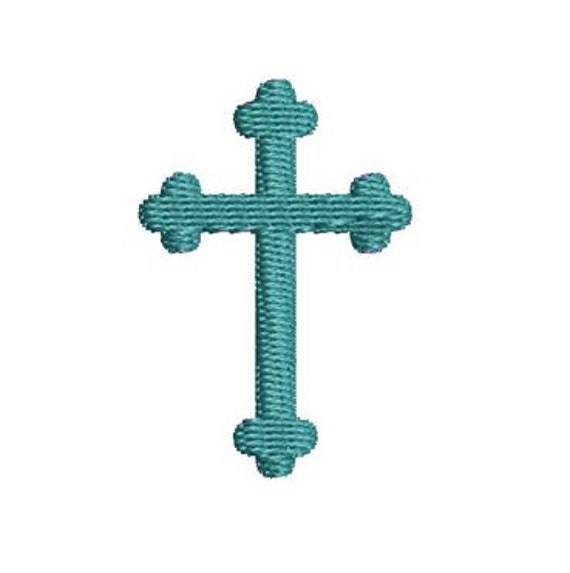 Small Cross Machine Embroidery Designs Machine Embroidery Design Retro