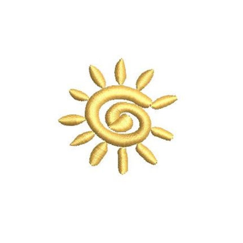 Embroidery Design Sun - Etsy
