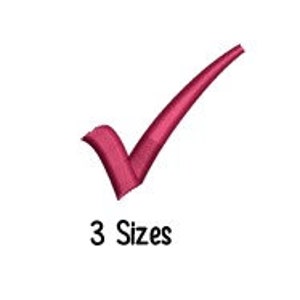 Mini Checkmark Embroidery Design Mini Small Check Mark Machine ...