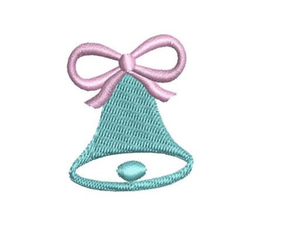 Bow Bell Embroidery Design Mini Baby Small Wedding Machine - Etsy