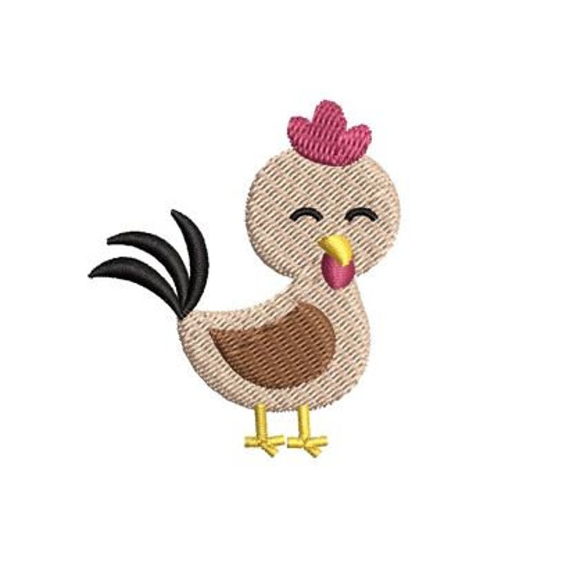 Chicken Embroidery - Etsy