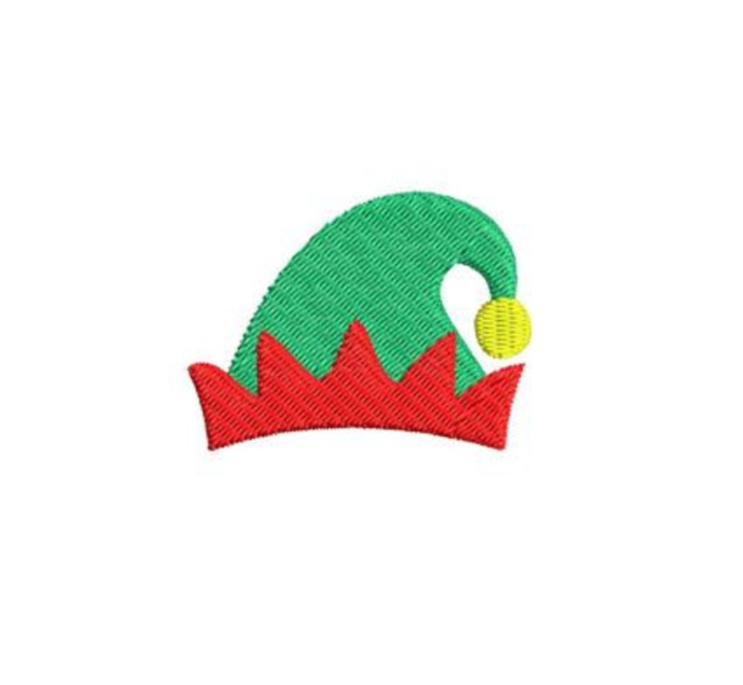 Elf Hat Embroidery Design Mini Small Christmas Quick Stitch Machine ...