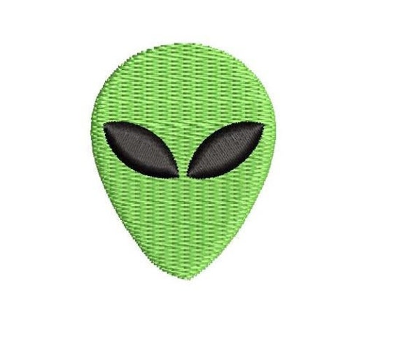 Alien Embroidery Design Mini Small Machine Embroidery Pattern | Etsy