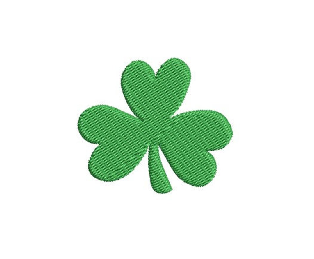Shamrock Embroidery Design Mini Clover Silhouette Small Machine Pattern ...