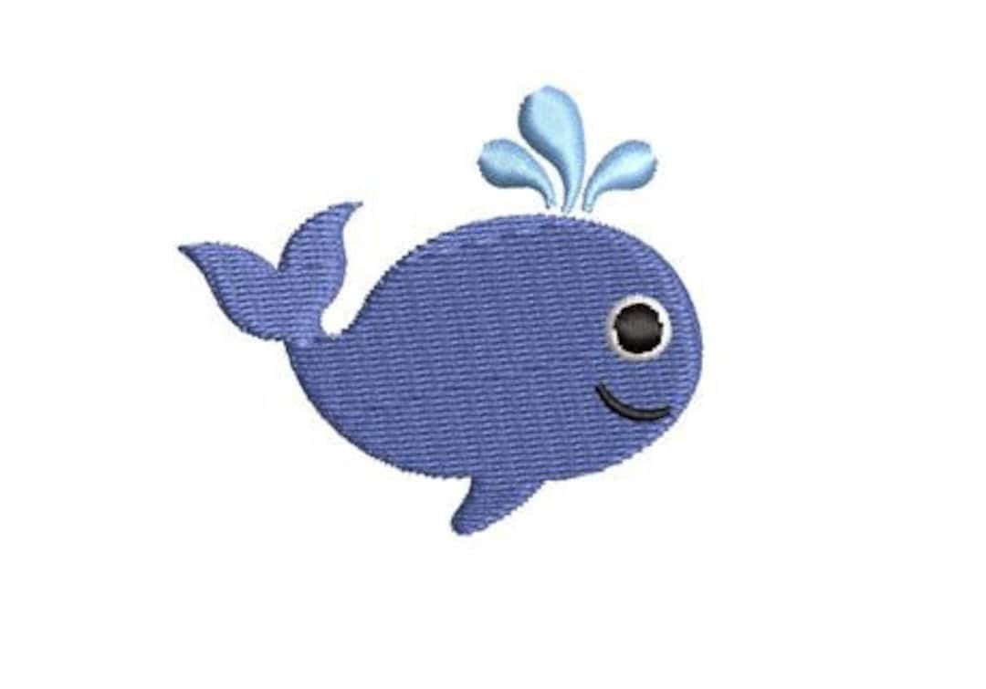 Baby Whale Embroidery Design Mini Small Fish Machine Embroidery Pattern ...