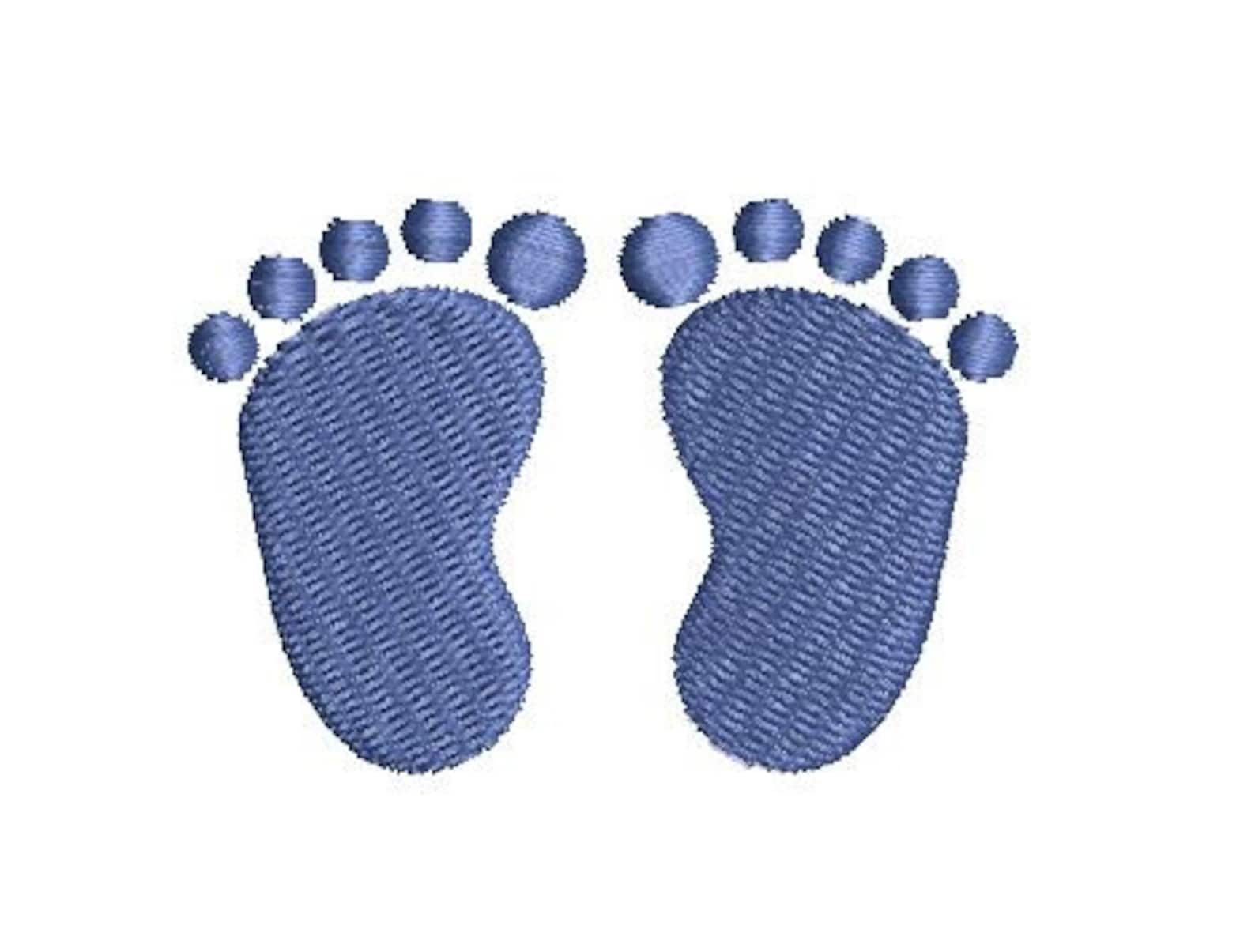Baby Feet Embroidery Design Babyfeet Mini Footprints | Etsy