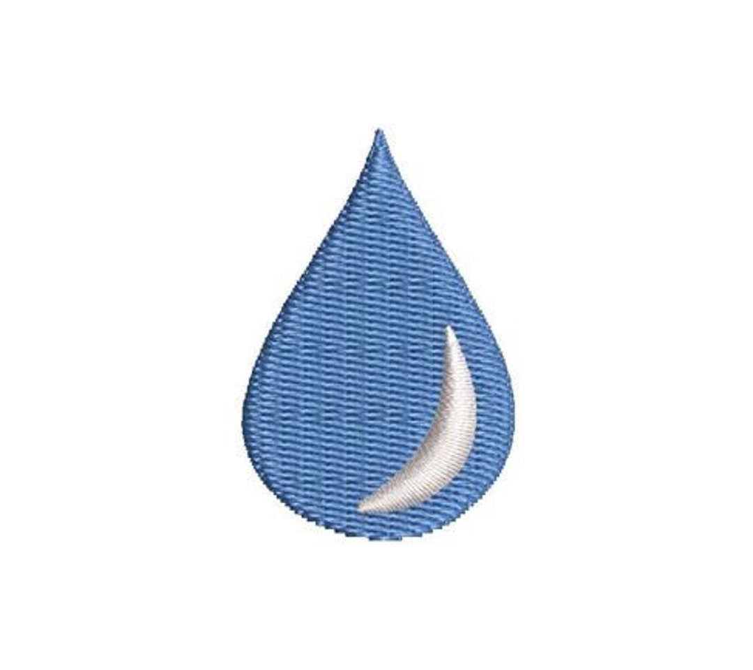 Water Rain Drop Embroidery Design Mini Small Machine Embroidery Pattern ...