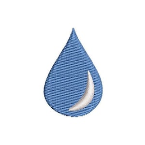 Water Rain Drop Embroidery Design Mini Small Machine Embroidery Pattern ...