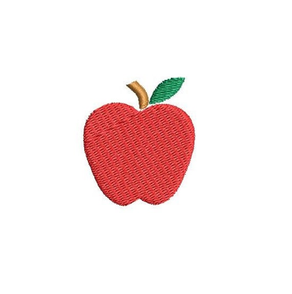 Apple Embroidery Design Mini Fruit Small Machine Embroidery | Etsy
