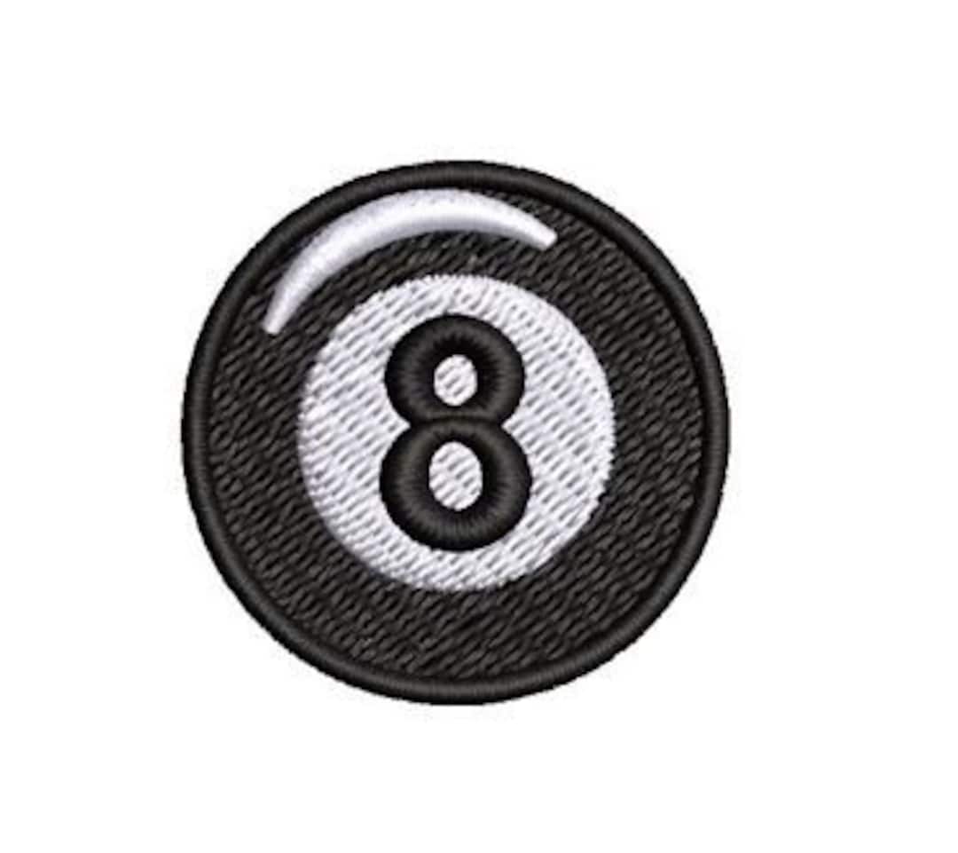 Eight 8 Ball Embroidery Design Mini Small Machine Embroidery Pattern ...