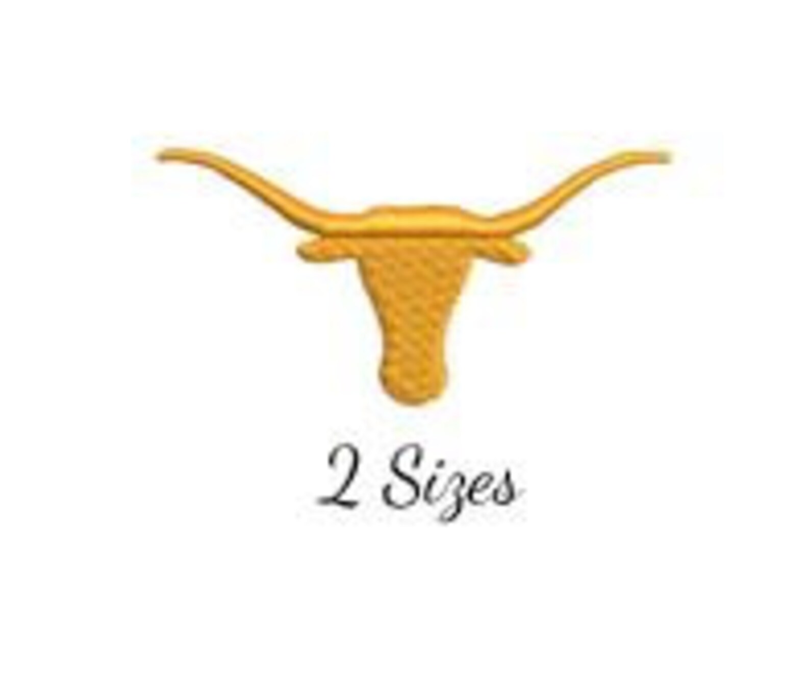 Longhorn Embroidery Design Mini Small Silhouette Machine | Etsy