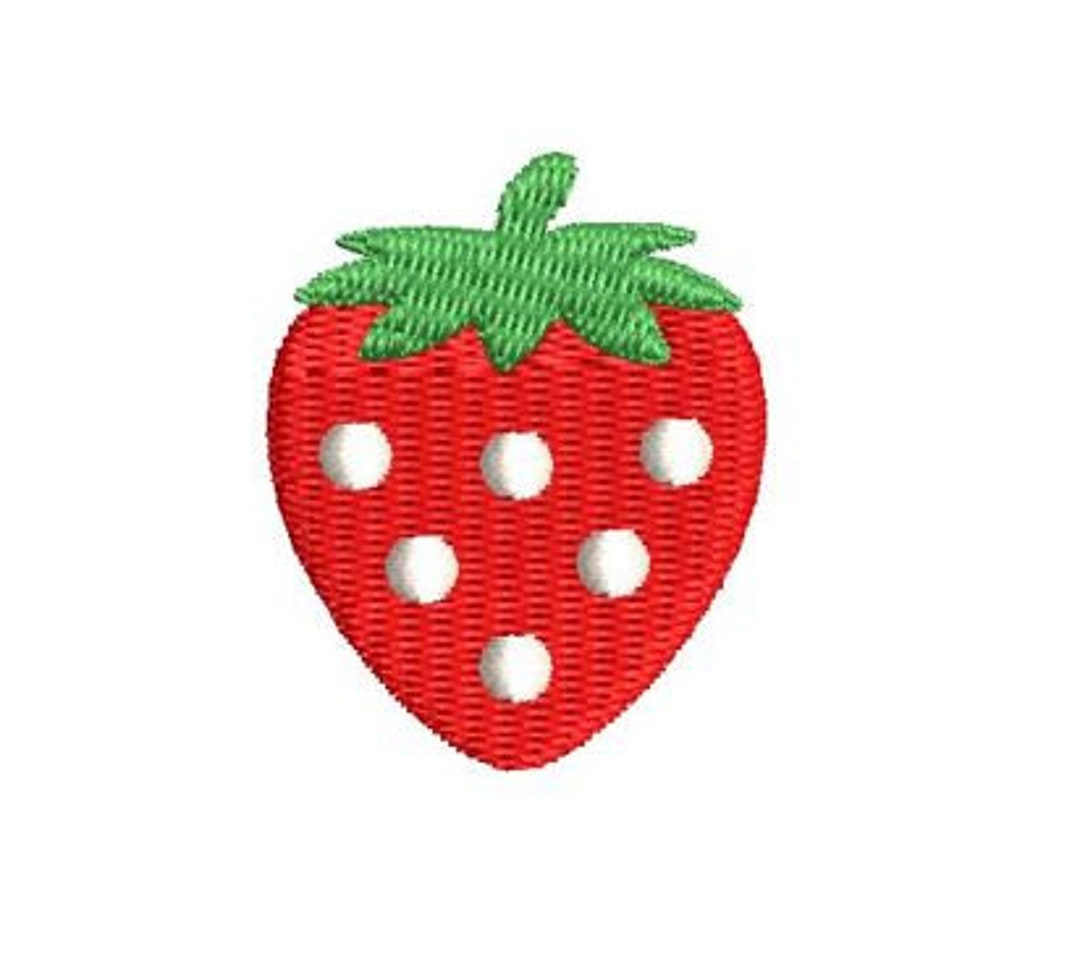 Strawberry Embroidery Design Mini Fruit Small Machine Embroidery ...