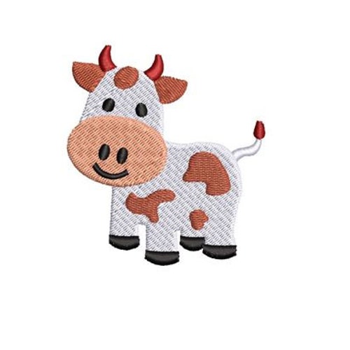 Cow Machine Embroidery Design Instantly Download - Etsy