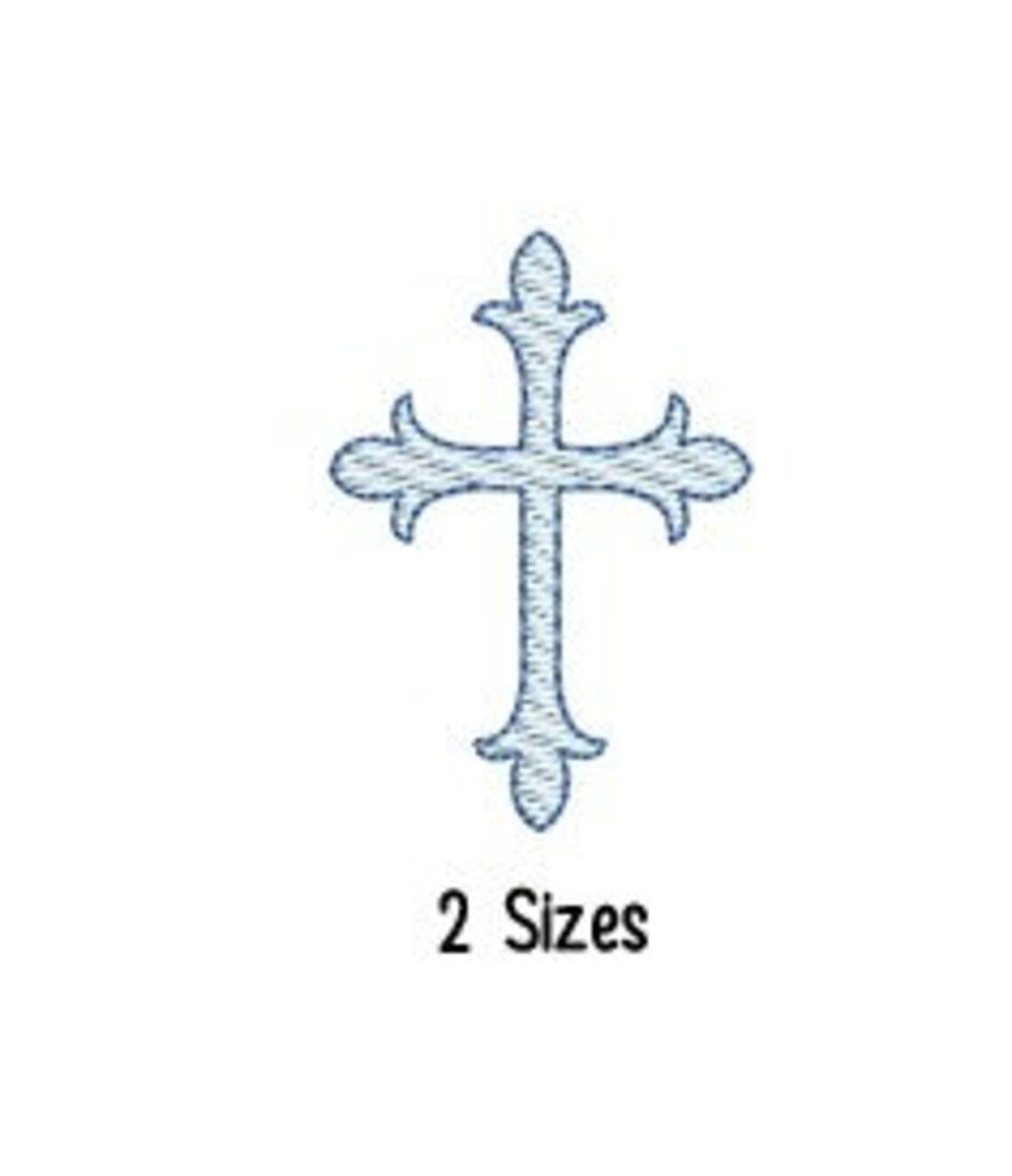 Cross Sketch Embroidery Design Quick Stitch Mini Small Machine Pattern ...