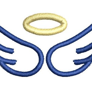 Angel Wings Embroidery Design Halo Wing Mini Small Machine Embroidery ...
