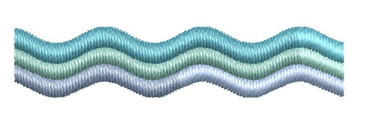 Waves Embroidery Design Mini Wavy Lines Small Ocean Machine | Etsy