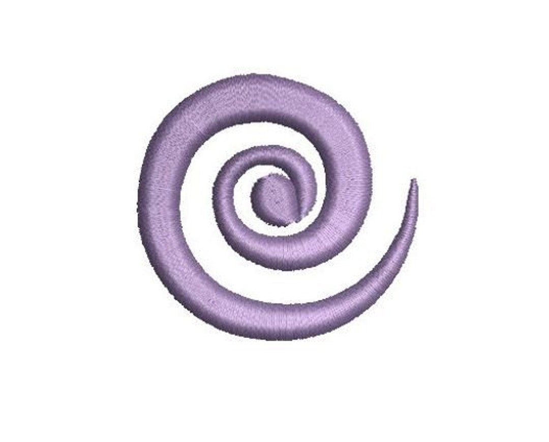 Swirl Embroidery Design Mini Small Curl Machine Pattern Shirt - Etsy