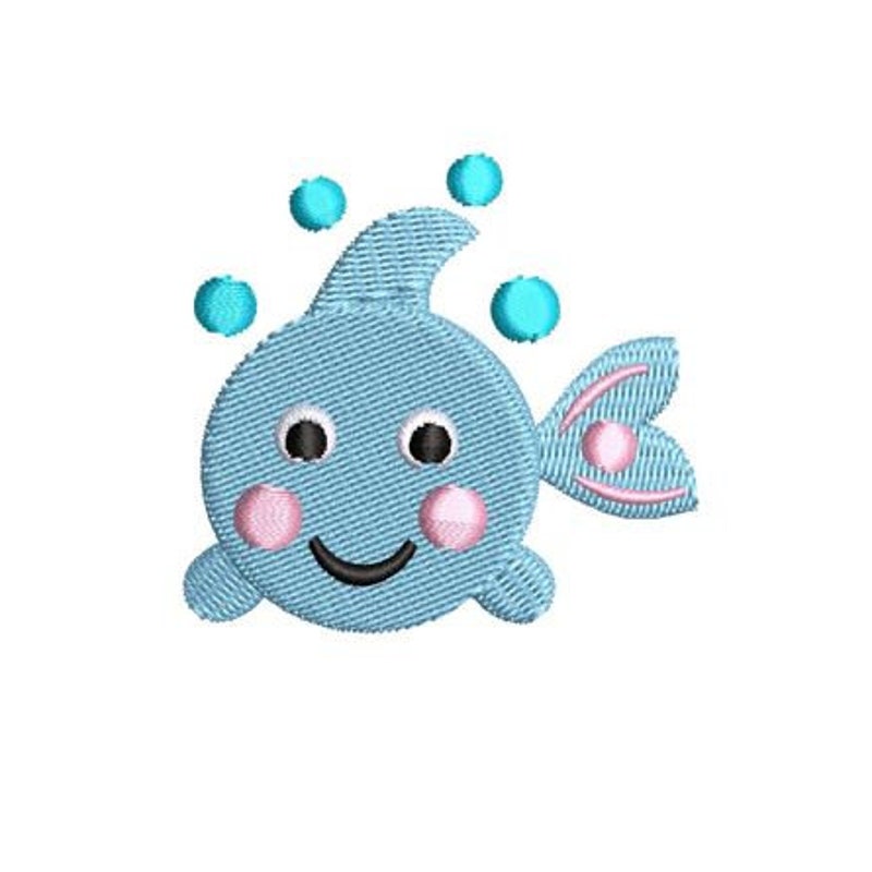 Machine Embroidery Fish - Etsy