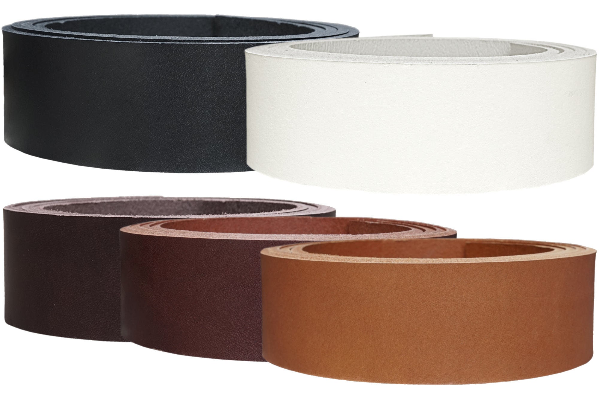 Leather strap blank leather classic matte smooth full | Etsy