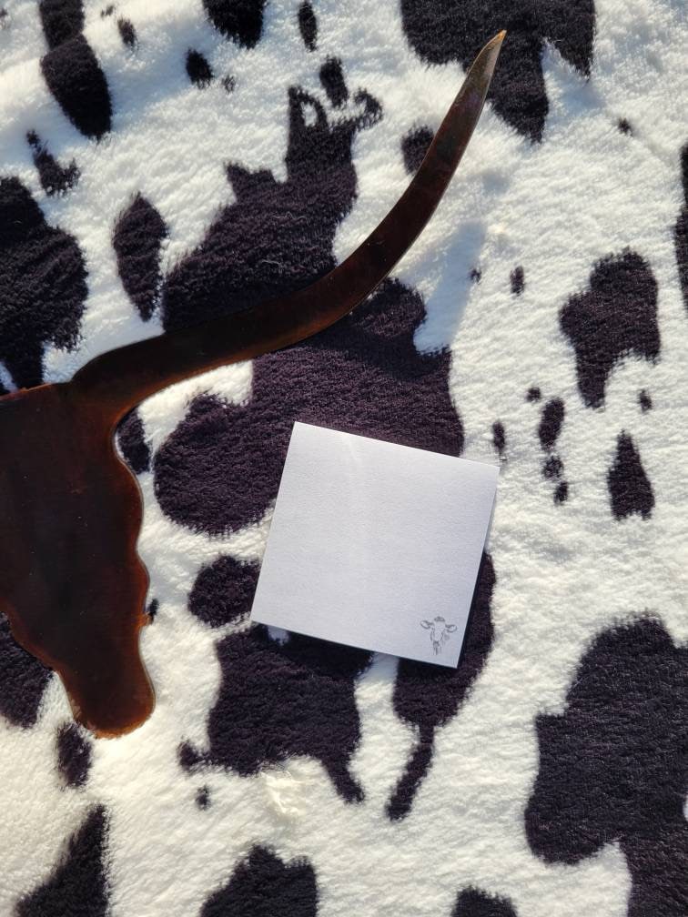 Western Sticky Notes Cow Sticky Notes Tractor Sticky Notes - Etsy