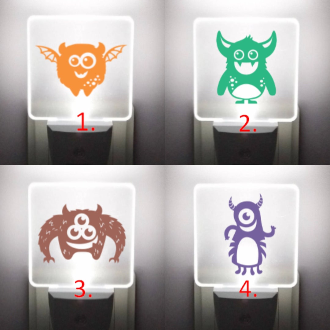 Cute Monster Night Lights Monster Night Lights Kids Night Lights Night ...