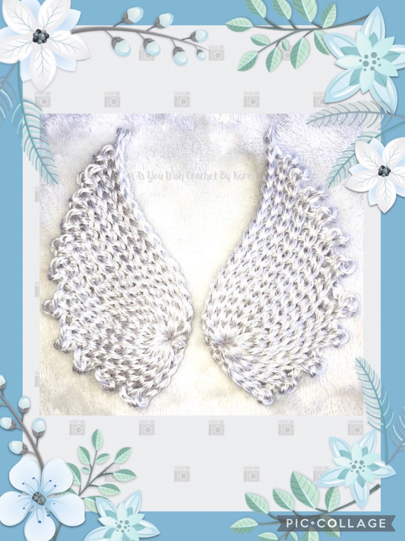 Crochet Angel Wings Pattern PDF Crochet Wings Pattern - Etsy
