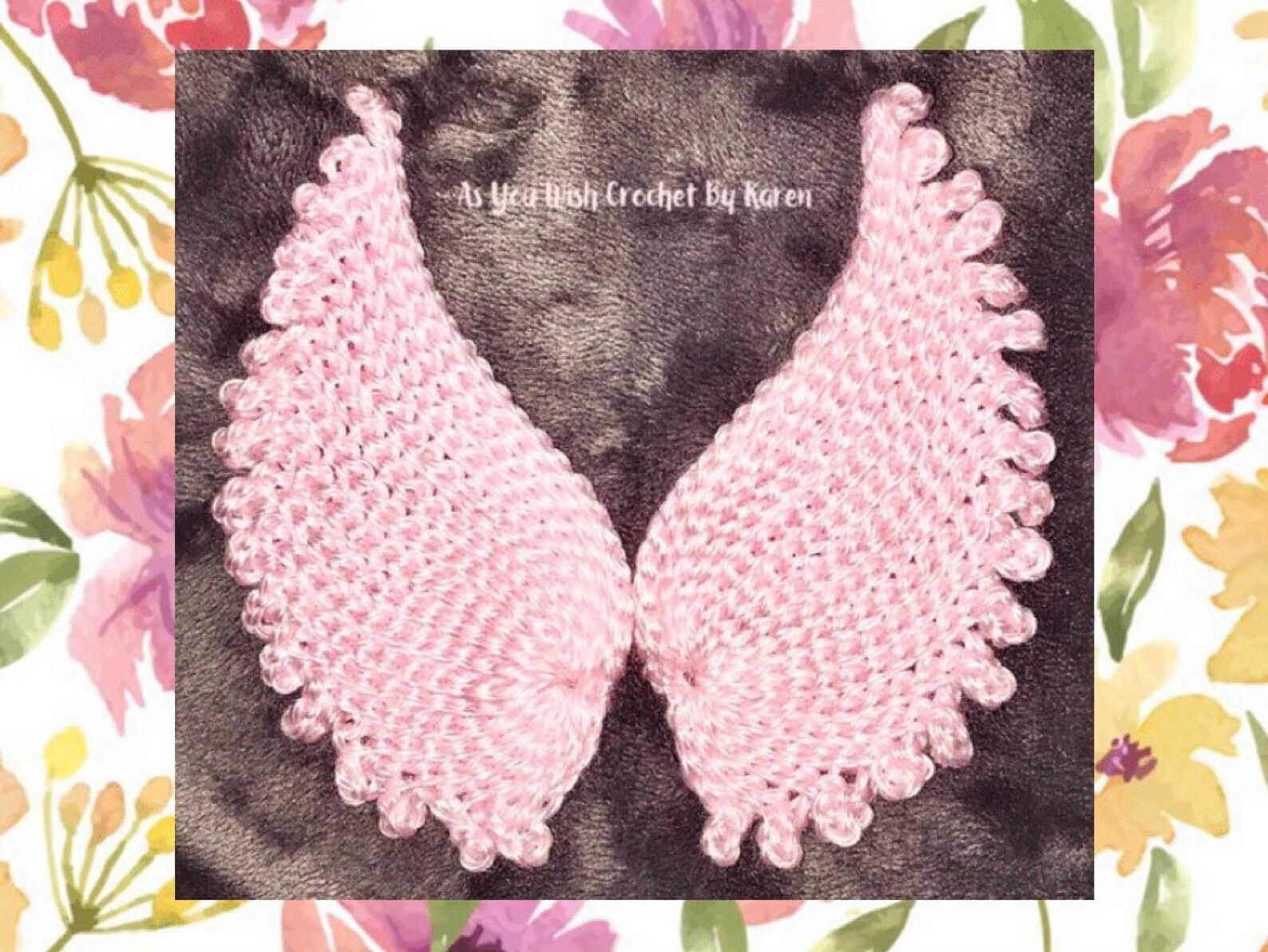 Crochet Angel Wings Pattern PDF Crochet Wings Pattern - Etsy