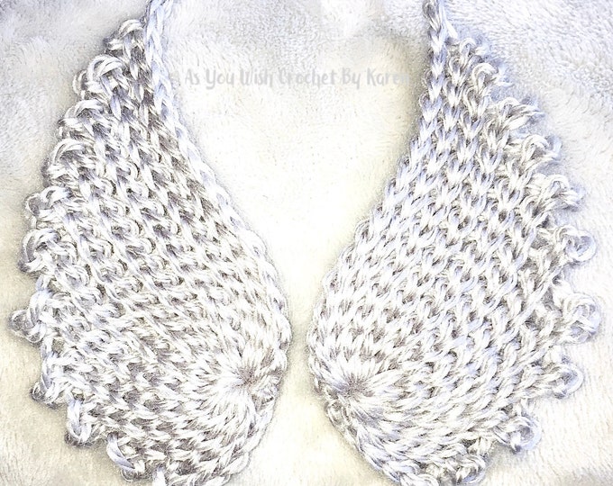 Crochet Angel Wings Pattern Pdf, Crochet Wings Pattern, Christmas Angel ...