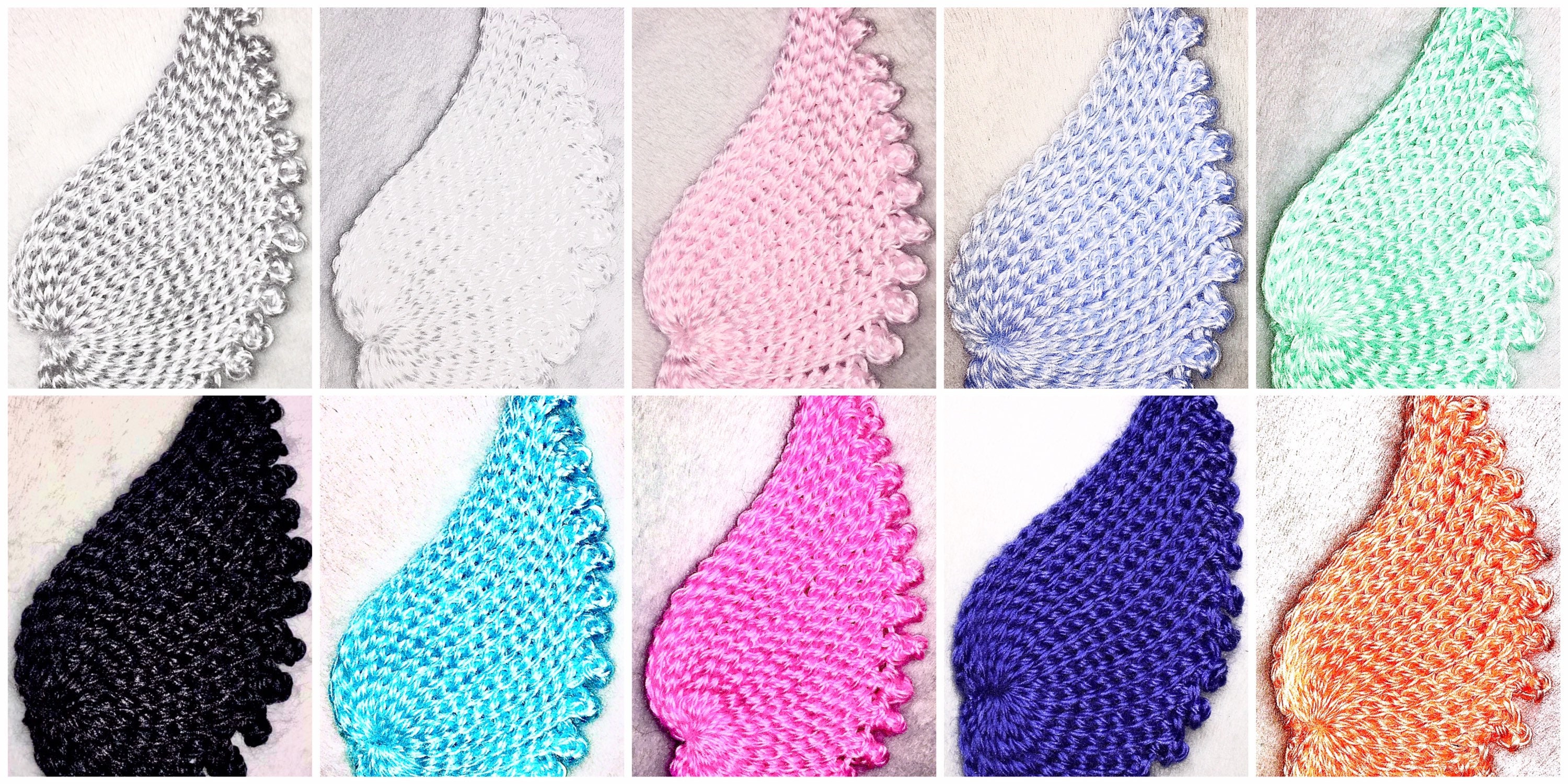 Crochet Angel Wings Pattern PDF Crochet Wings Pattern - Etsy