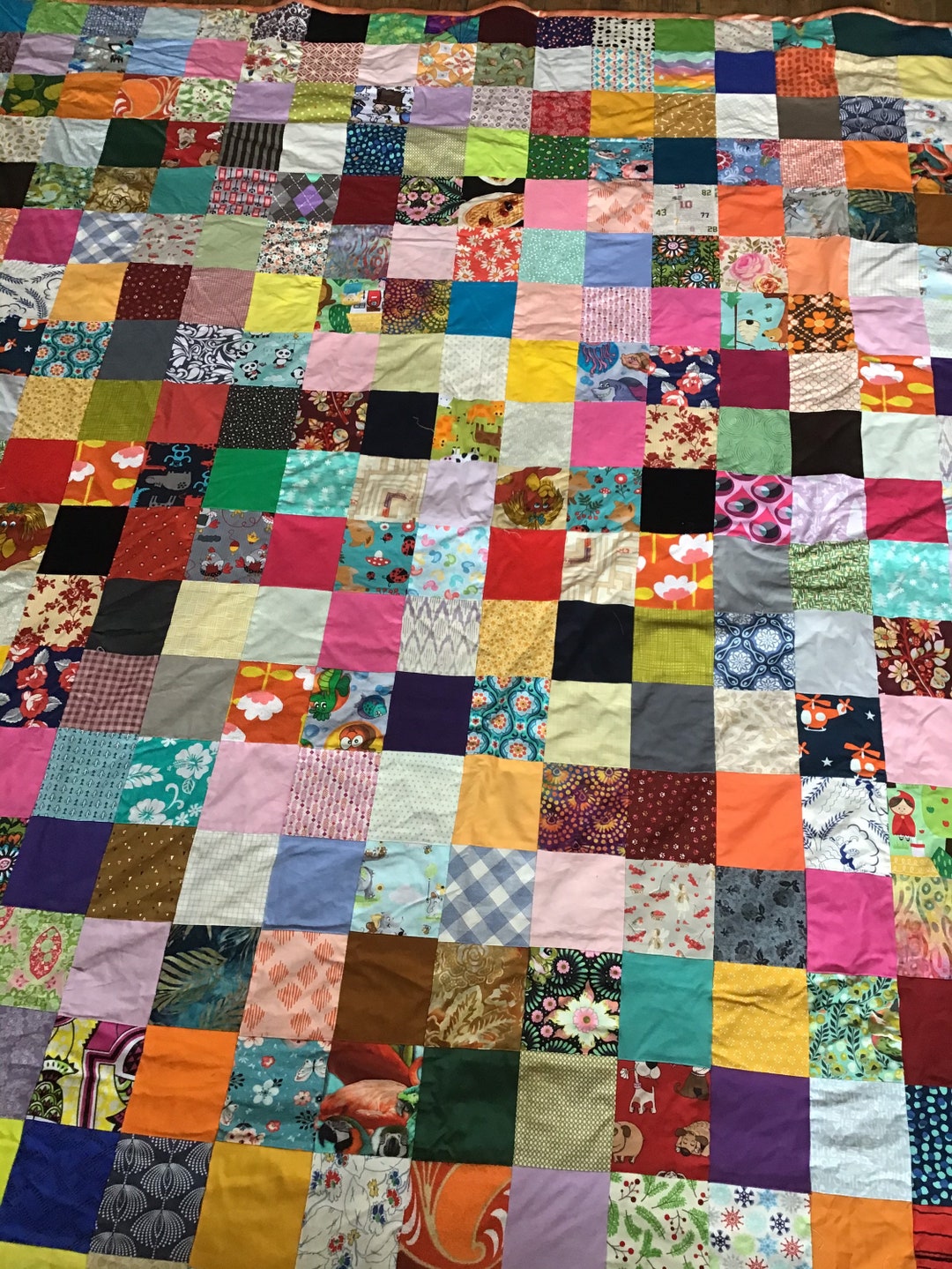 Patchworkdecke Rosen Creme 190 x 210 m - Etsy.de