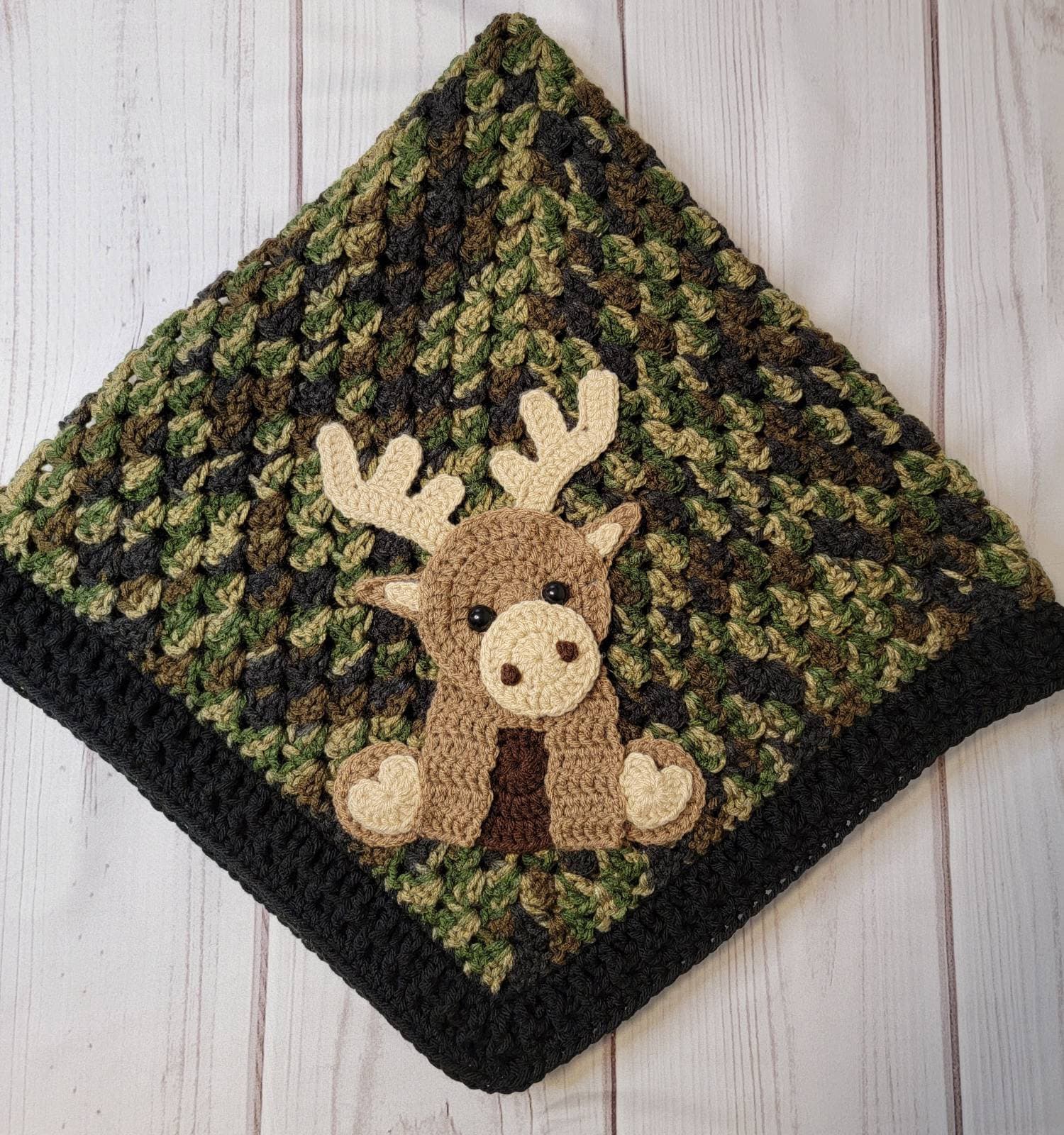 Baby Moose Crochet Afghan - Etsy