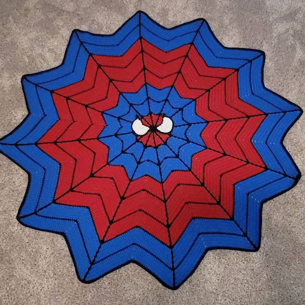 Spiderman Blanket Crochet Pattern - Etsy