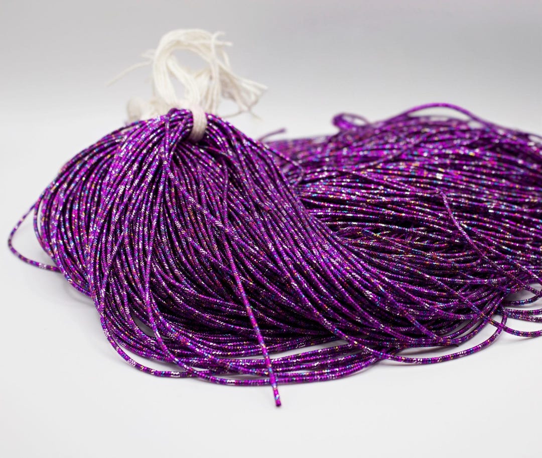 Multi French Bullion Wire , Goldwork Smooth Purl Wire , Purple Multi ...