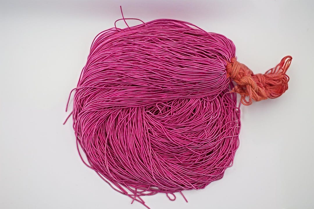 Rose Pink Smooth Purl Wire , Goldwork Embroidery French Bullion Wire ...