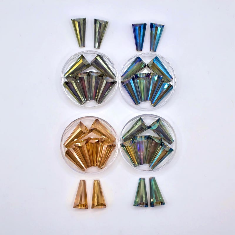 Glass Cone Beads - Etsy