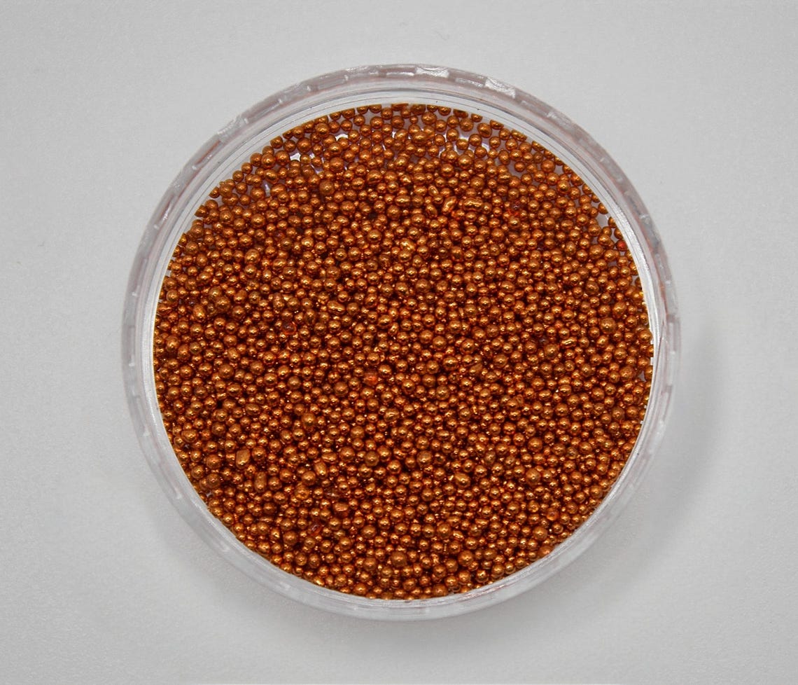 Micro Caviar Bead Set of Three , .6mm-1mm Glass Caviar Beads , No Hole ...
