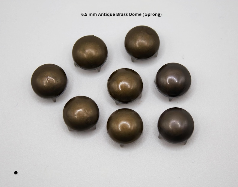 Round Dome Nailhead Studs, Round Flat Nailhead Spots , 20mm 12mm 9mm 6 ...