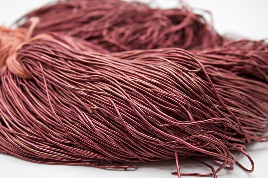 Antique Copper French Bullion Wire , Smooth Purl Wire , Gimp Wire ...