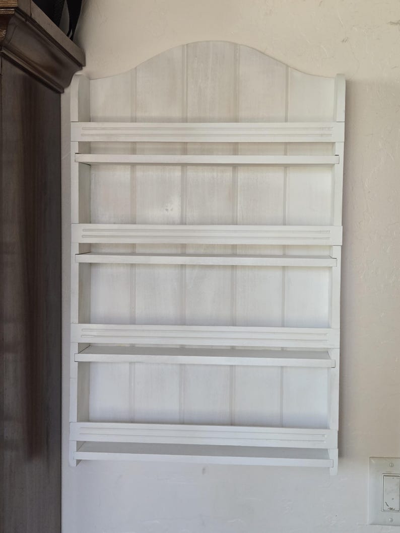 Hand Made Solid Hardwood Spice Rack - Large - Etsy