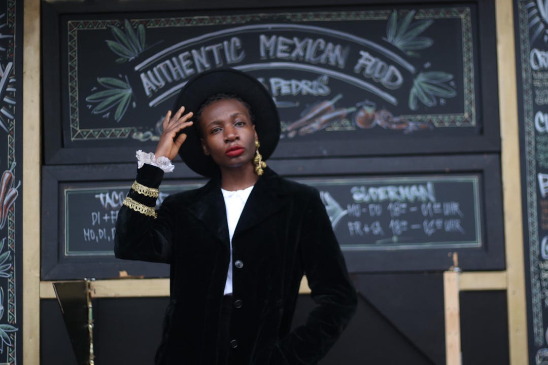 Adele Fado Coat 80s Victorian Inspired Opulent Coat Velvet-like Jacket ...