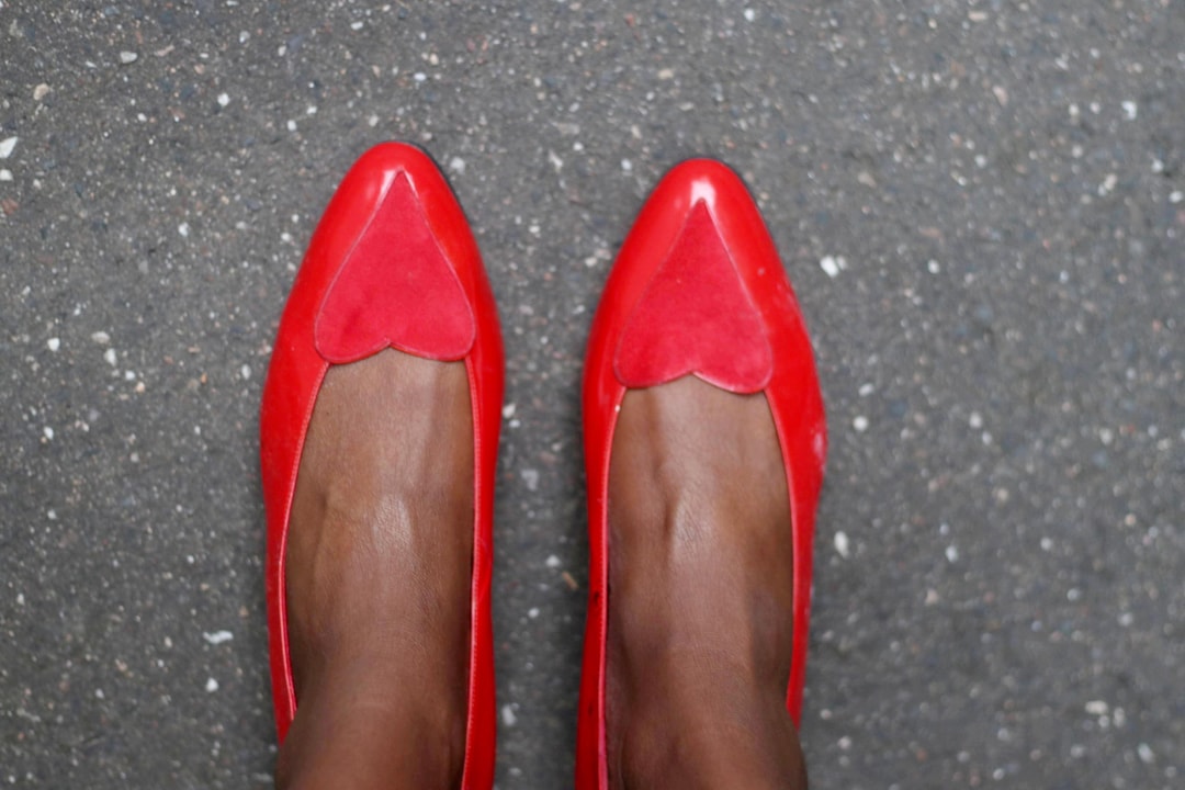 80s Hans Behr Heart Pumps | Rare Vintage Red Leather Shoes| Quirky ...