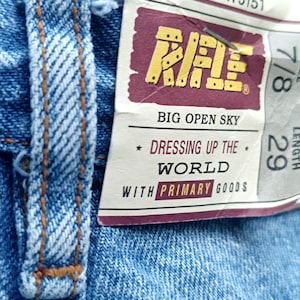 Vintage Rifle Jeans: 90s Deadstock Slim Denim, Made in Italy, Size 7/8 ...