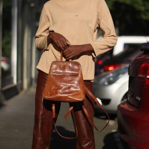 90s Genel London Leather Pants | Vintage Tapered Leather Pants| 90s ...