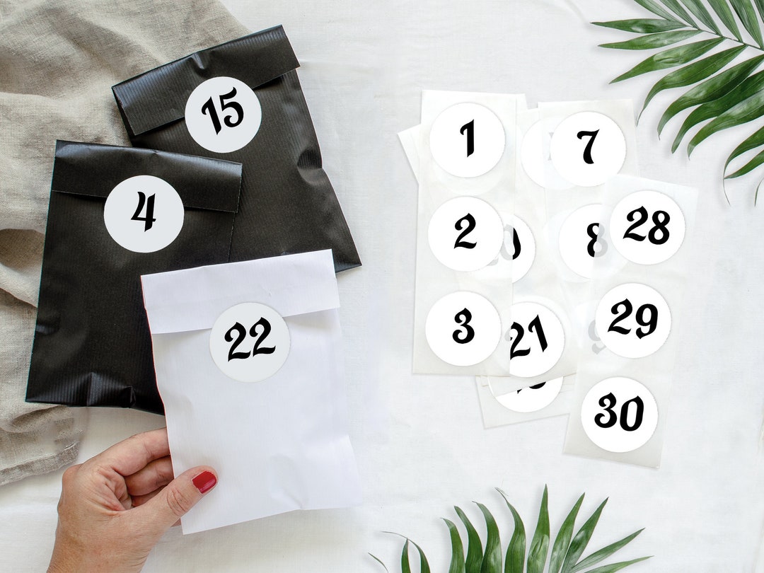 RAMADAN Calendar Children 30 Numbers to Stick on Ramadan Calendar, Eid ...